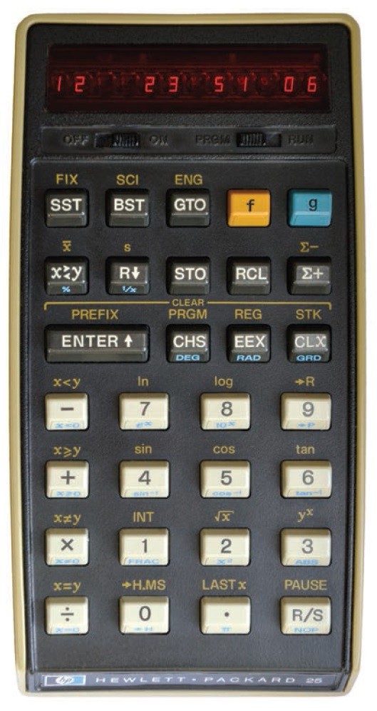 Muzeum milníků – kalkulačka HP-25