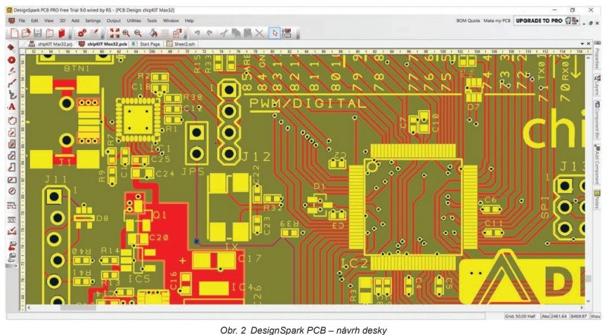 Nová verze návrhového programu DesignSpark PCB