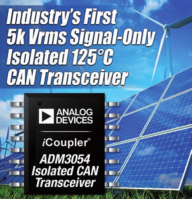 Analog Devices představuje transceiver CAN s galvanickým oddělením ...